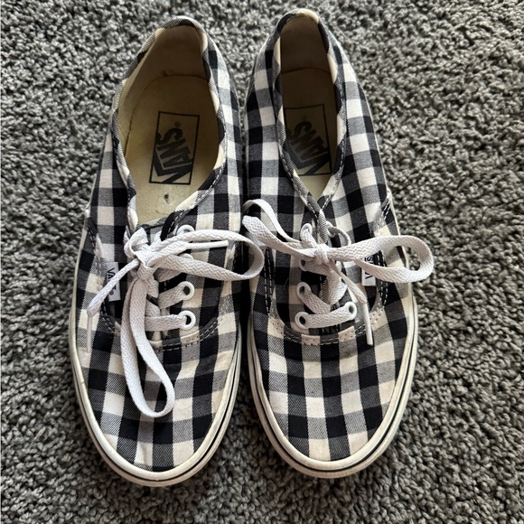 Vans | Shoes | Vans Black And White Checkered Sneakers | Poshmark
